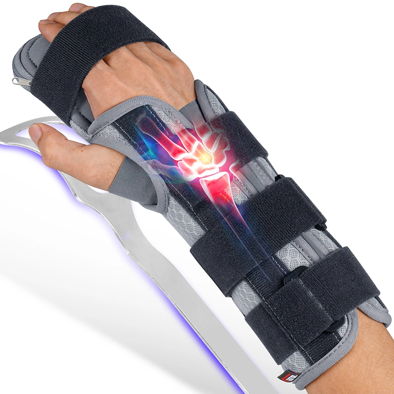 Resting Hand Splint with Finger Support (Gray) | FEATOL - Featol ...